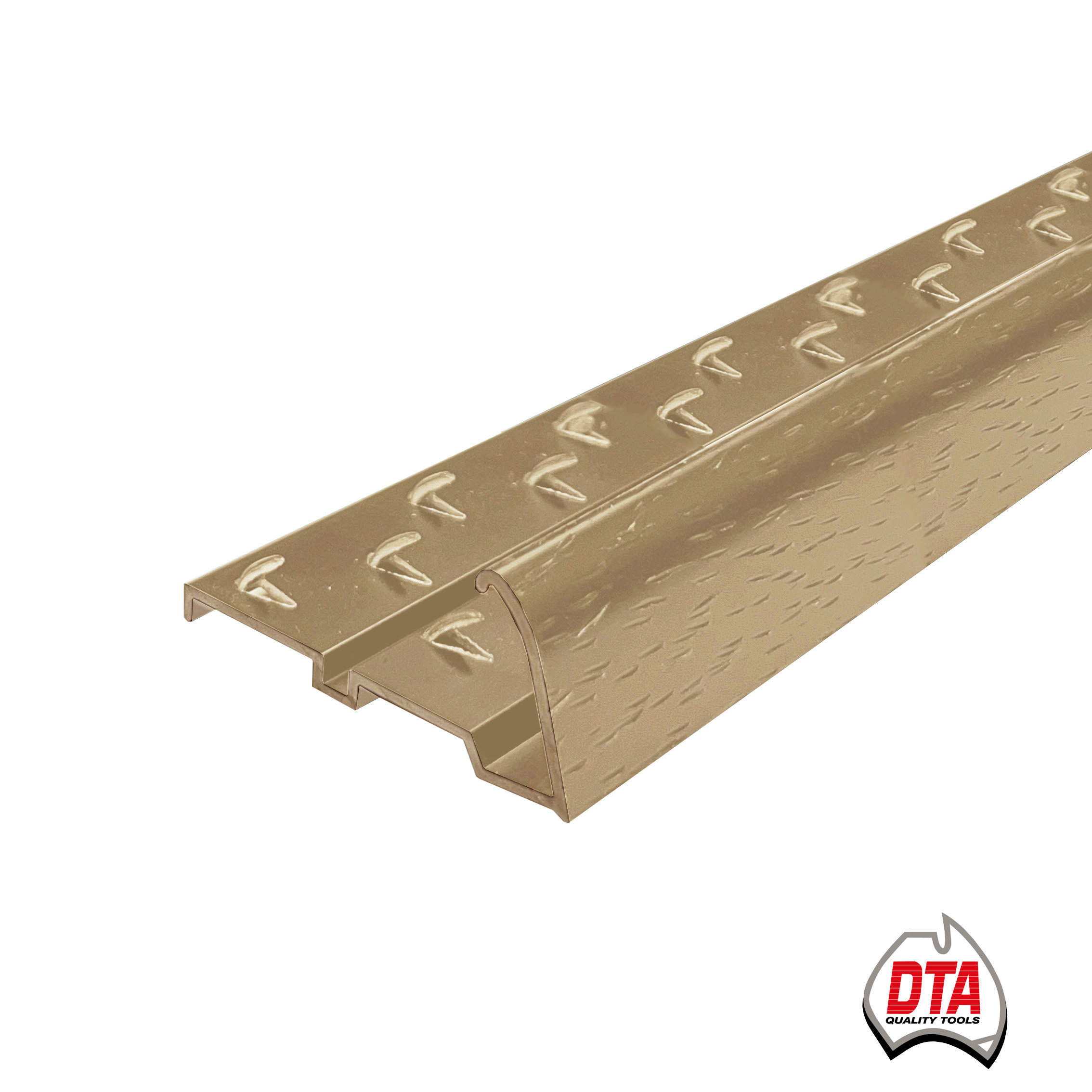 DTA Australia | NAPLOCK CARPET EDGE 1M x 10MM x 36MM BRIGHT BRONZE HAMMER
