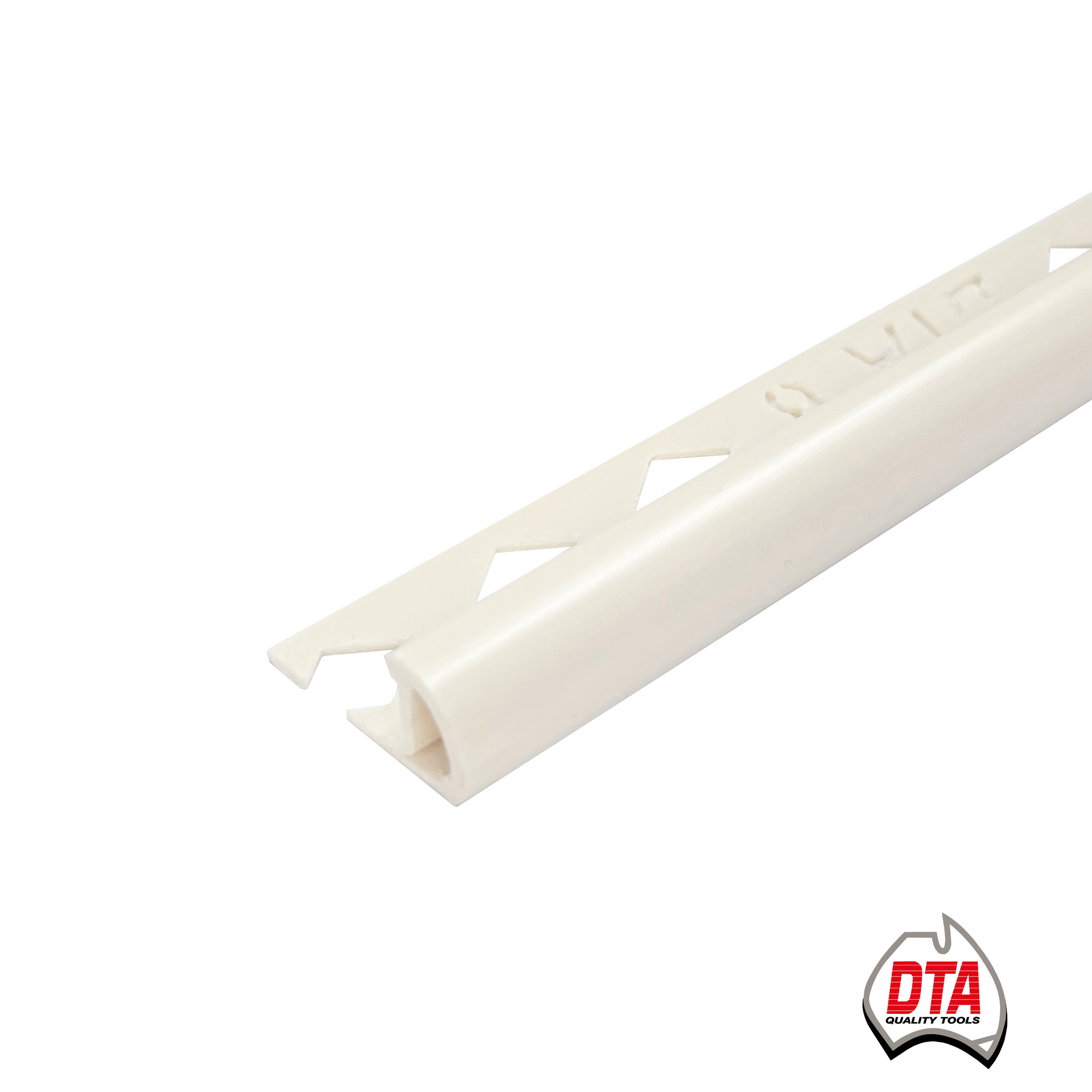 DTA Australia | PVC TRADE TRIM - 10MM x 2.5M WHITE - J