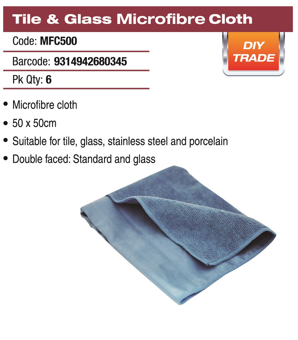 DTA Australia | MICROFIBRE CLOTH 500MM x 500MM