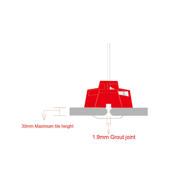 DTA Australia | LIPPAGE SPACER CURVED 1.9MM x 100PC BAG