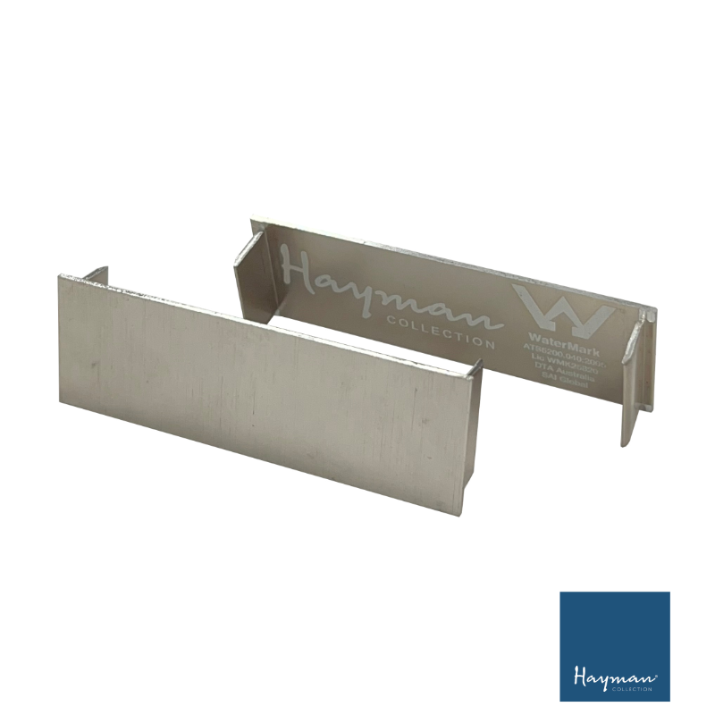 DTA Australia | 71MM WIDE SLOTTED DRAIN END CAPS (2PC)