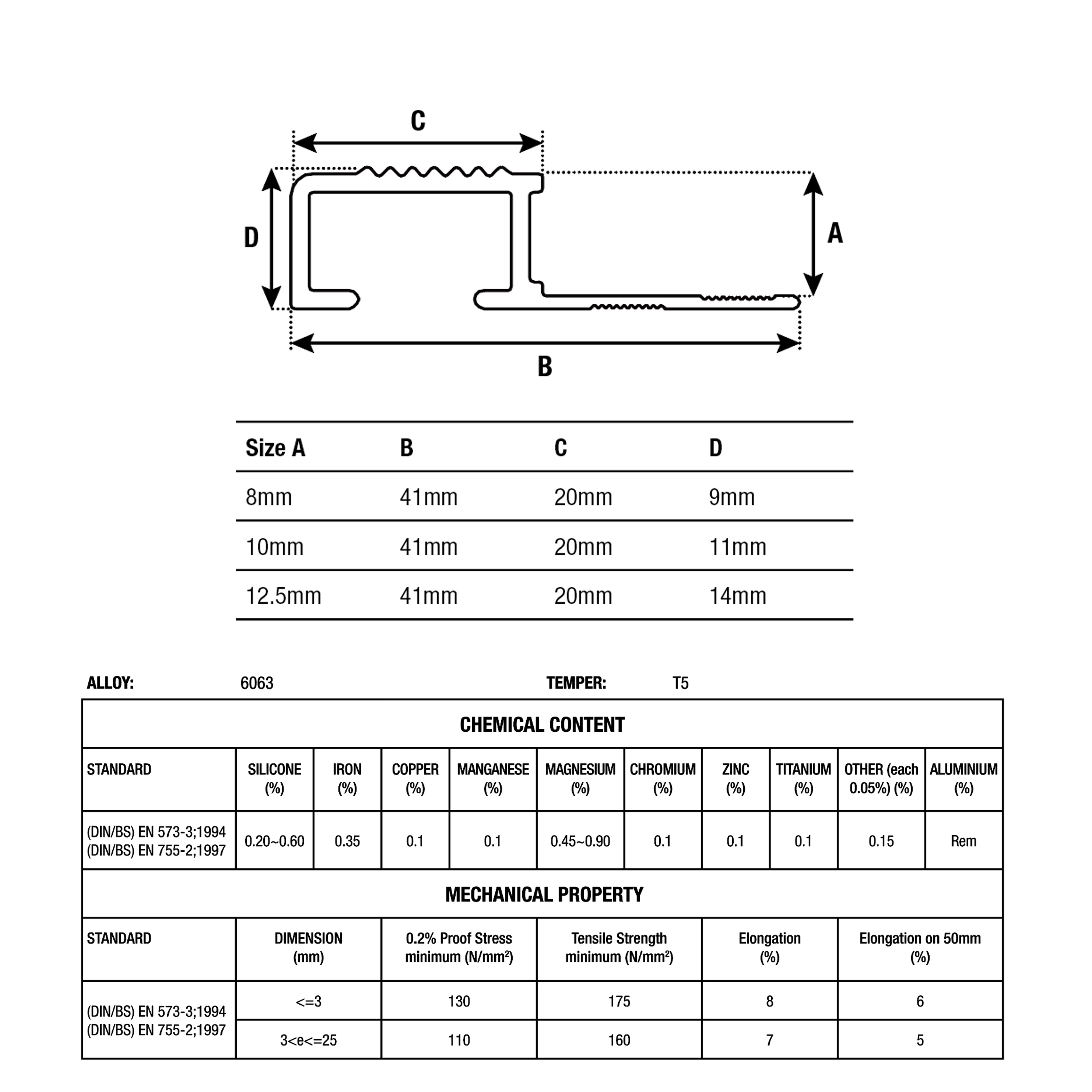 DTA Australia | ALUMINIUM STEP EDGE 3M X 10MM MATT SILVER