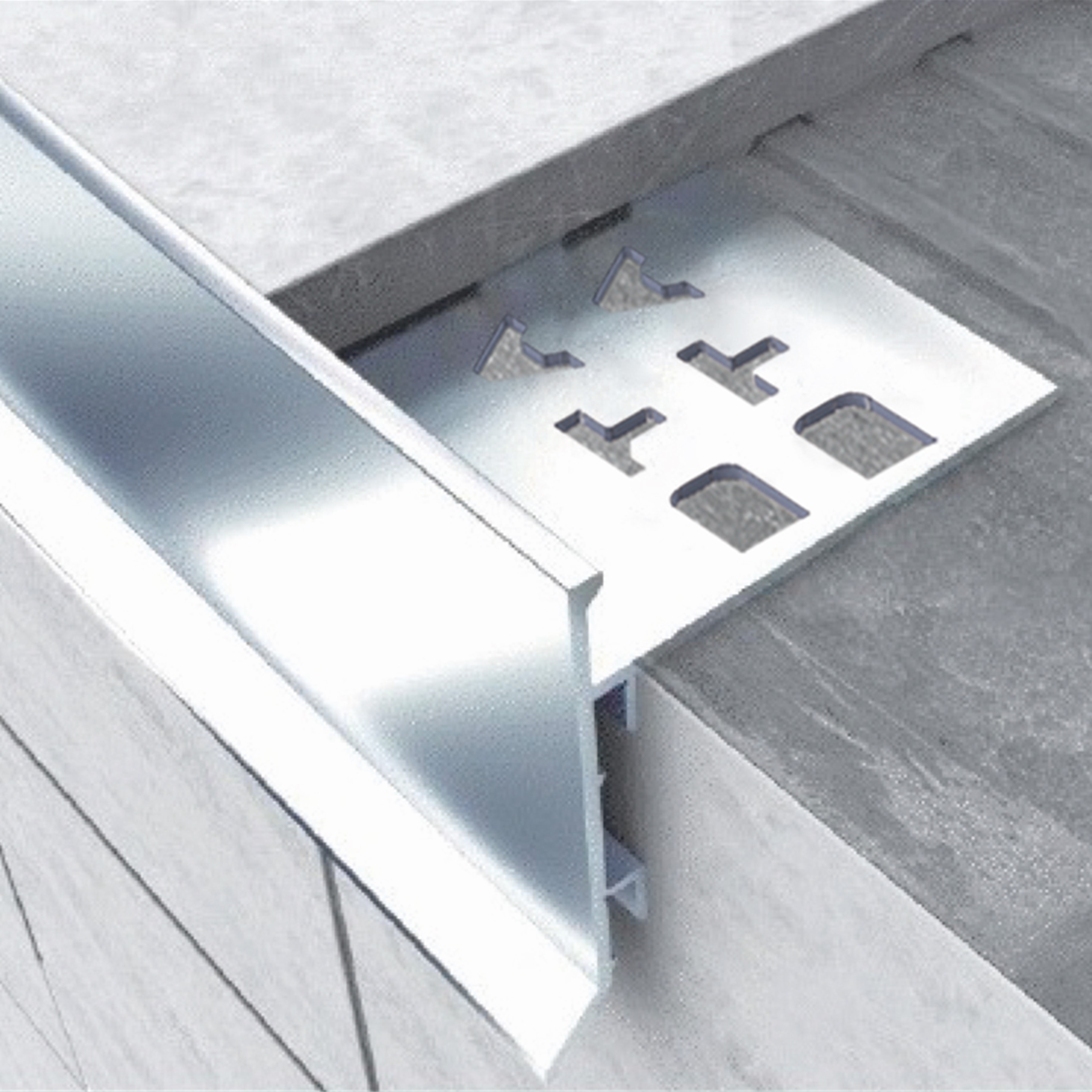 DTA Australia | ALUMINIUM BALCONY TRIM 3M X 10MM PLAIN