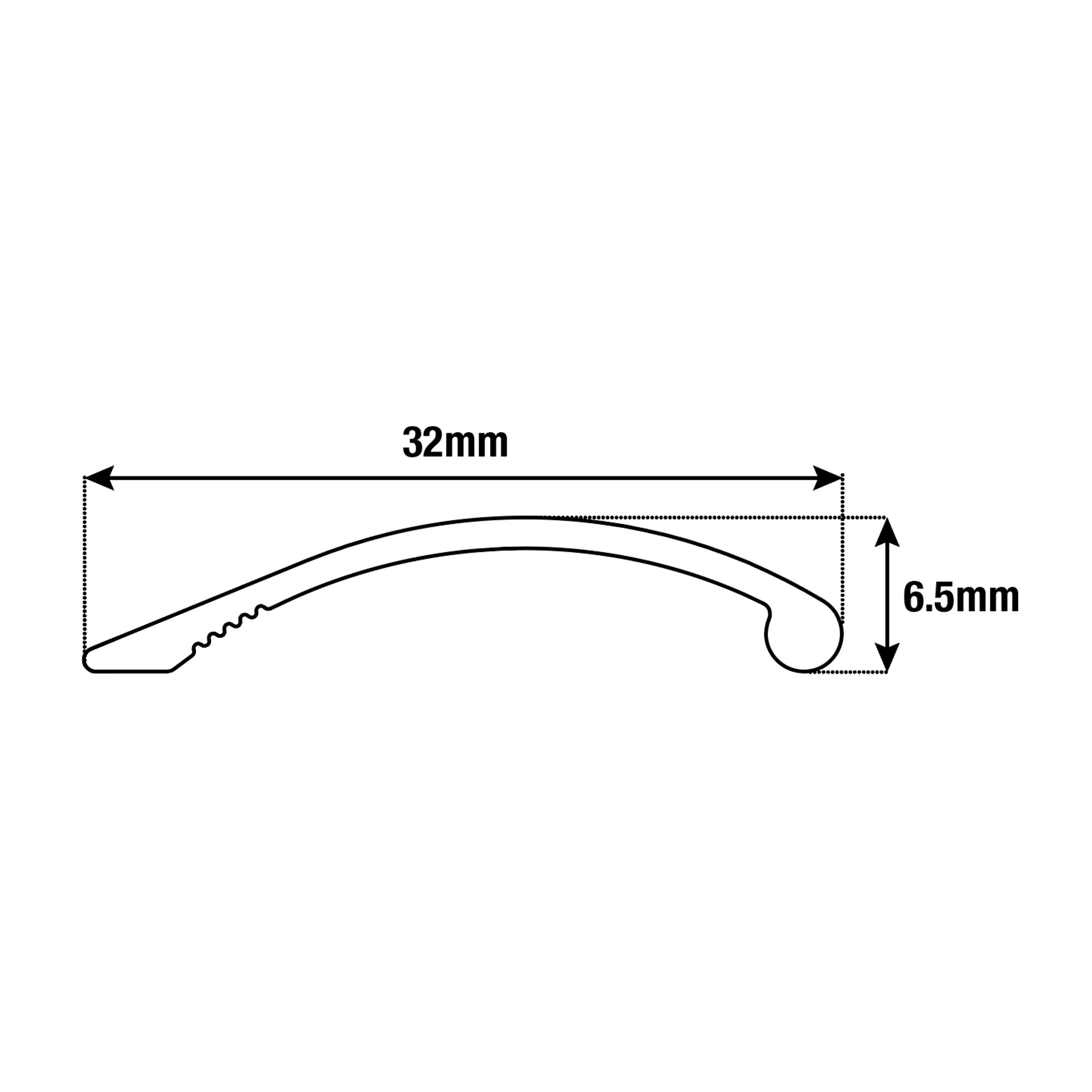 DTA Australia | HAMMERED COVER STRIP PEWTER 3310MM
