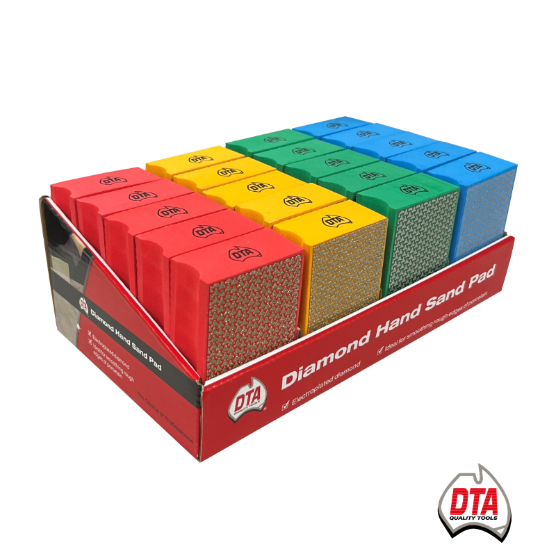 DTA Australia | DIAMOND HAND PAD KIT - 60, 120, 200, 400 GRIT