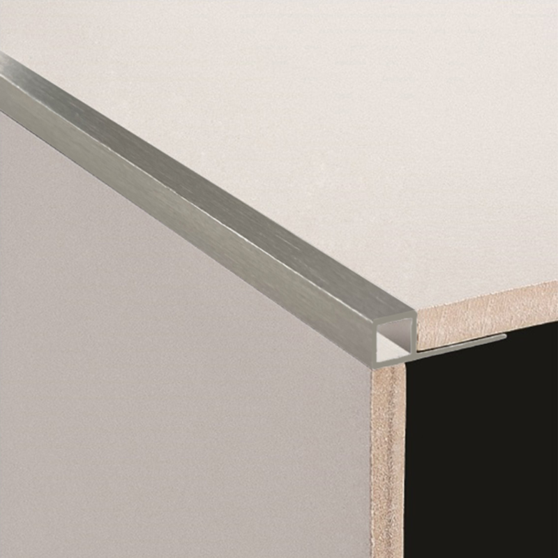 DTA Australia | ALUMINIUM BOX SQUARE EDGE 3M X 6MM BRUSHED FINISH