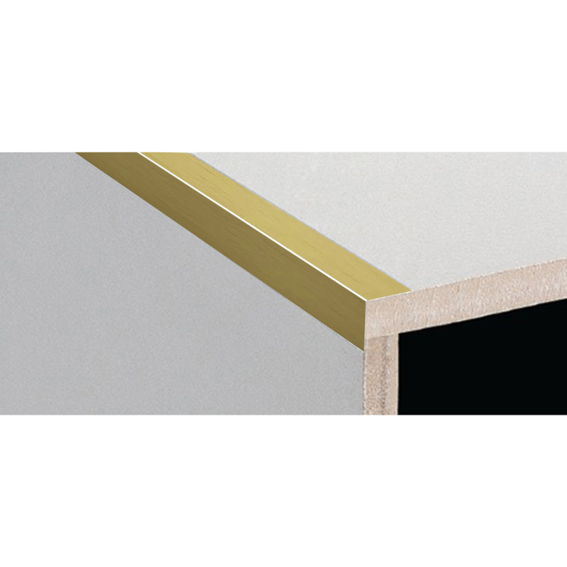 DTA Australia | RETRO FIT L-SHAPE TRIM 3M X 10MM BRUSHED GOLD